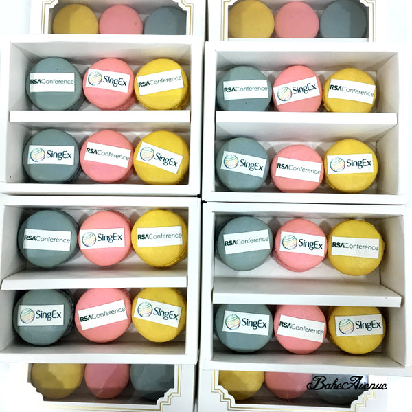 Corporate Orders - Macarons in Packaging of 6 (White Box) – BakeAvenue
