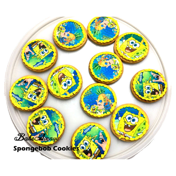 Spongebob icing image Cookies – BakeAvenue