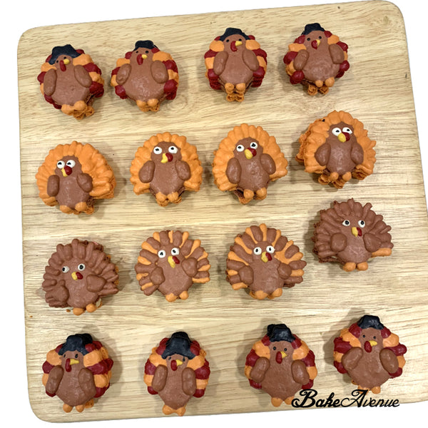 Turkey/ Thanksgiving Macarons – BakeAvenue